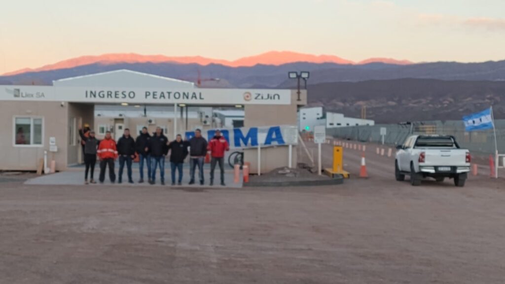 AOMA Catamarca inició un paro en la planta de Zijin Liex, en Fiambalá ...